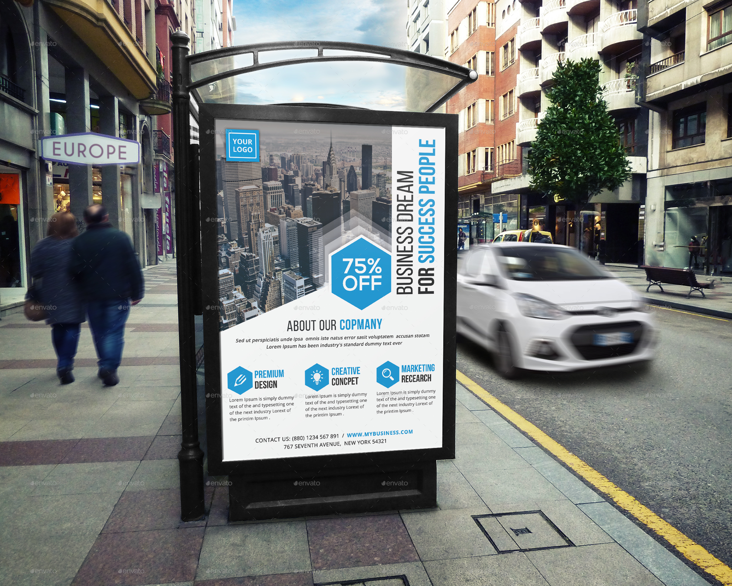 Creative Corporate Poster, Print Templates | GraphicRiver