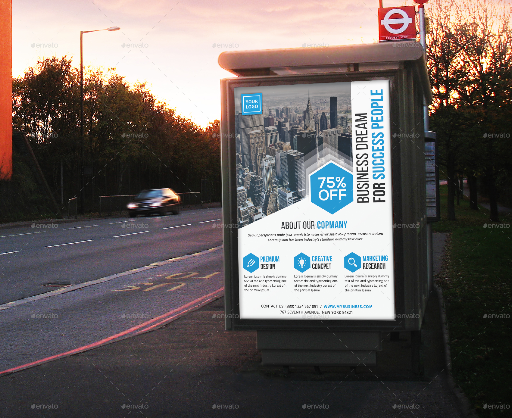 Creative Corporate Poster, Print Templates | GraphicRiver