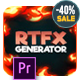 RTFX Generator + 510 FX pack by RTFX | VideoHive