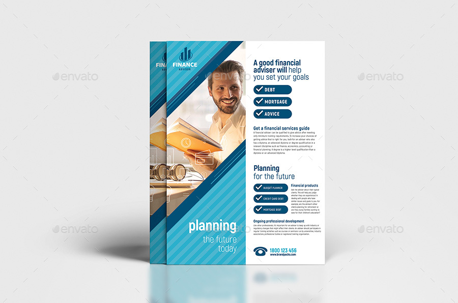 Financial Advisor Poster Templates, Print Templates | GraphicRiver