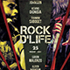 Rock the Life Event Flyer, Print Templates | GraphicRiver