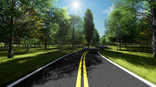 Cars on the Road, Motion Graphics | VideoHive