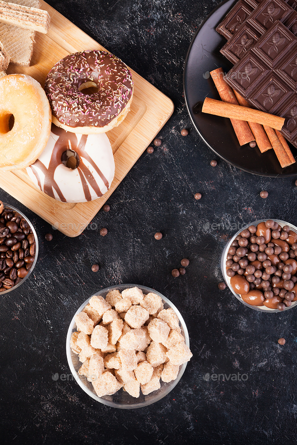 Different types of deserts Stock Photo by DC_Studio | PhotoDune