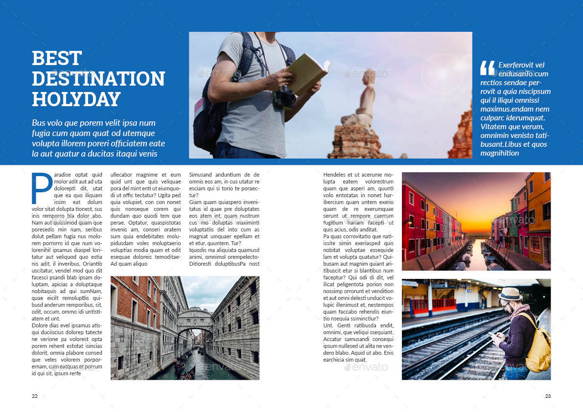 Destination - Travel Magazine, Print Templates | GraphicRiver