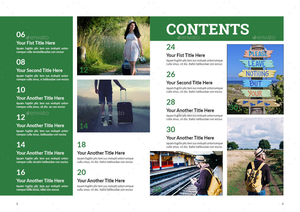 Destination - Travel Magazine, Print Templates | GraphicRiver