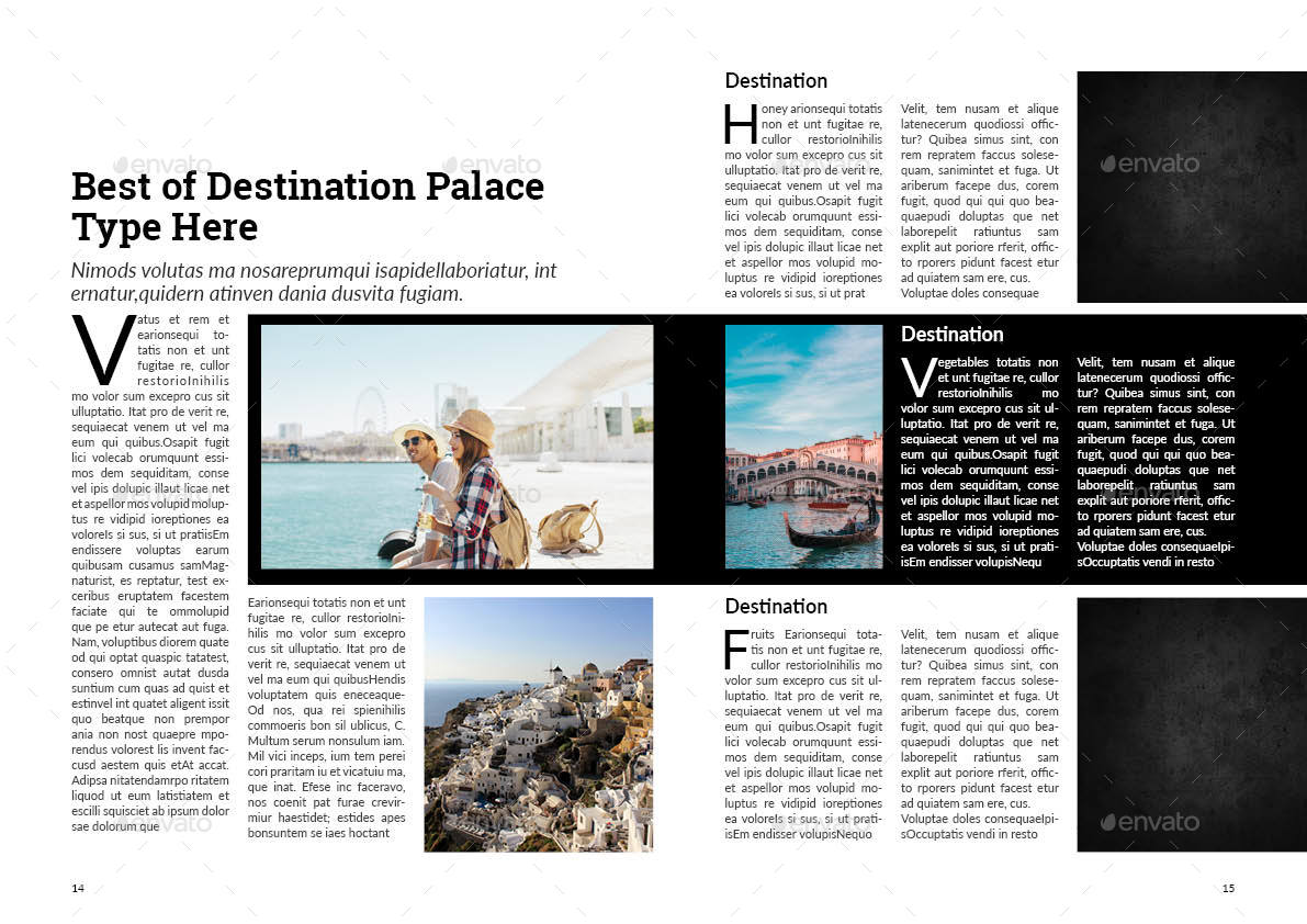 Destination - Travel Magazine, Print Templates | GraphicRiver