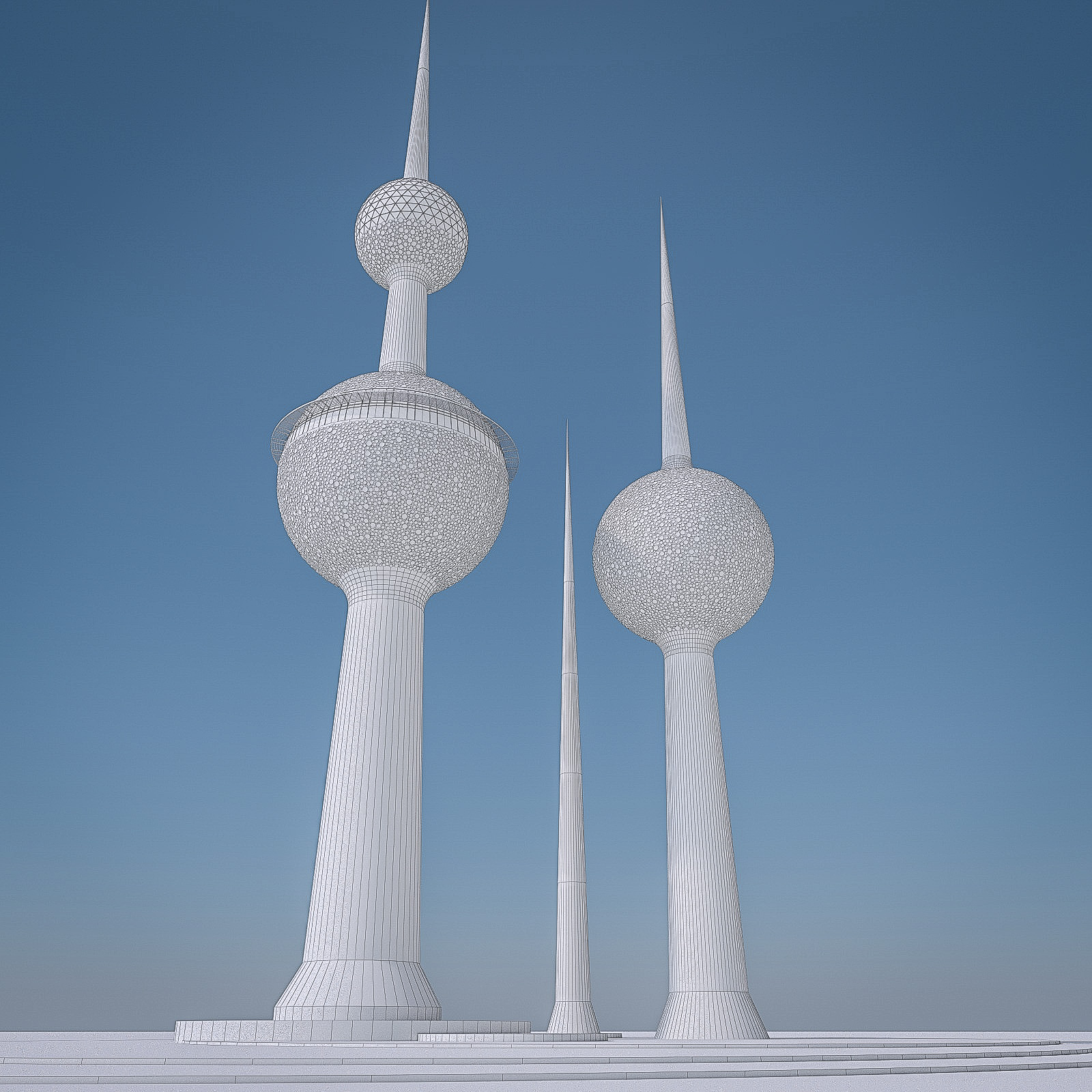 Kuwait Towers by harumscarum | 3DOcean
