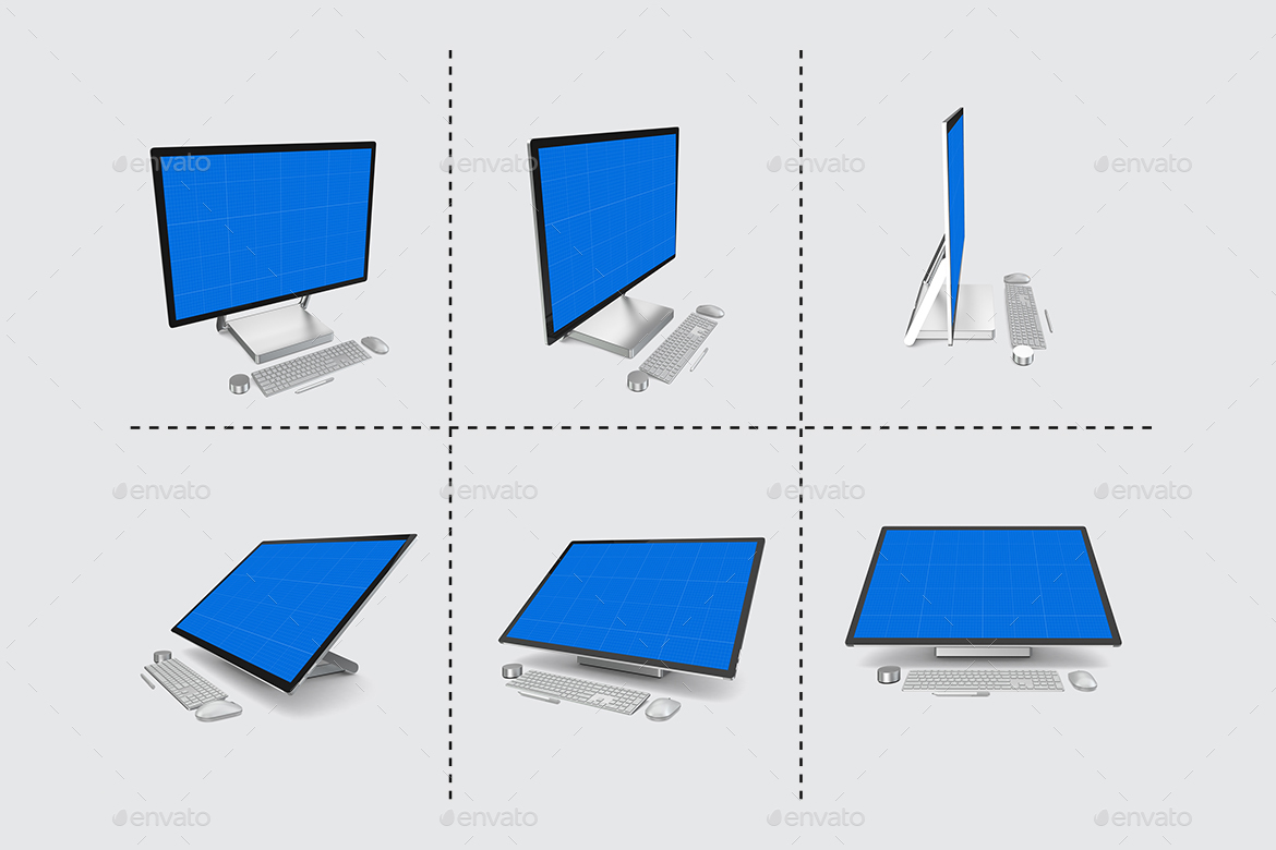 Surface Studio Kit Mockup, Graphics | GraphicRiver