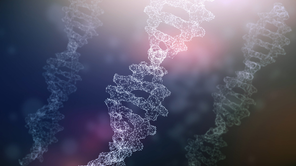 DNA Loop Rotation Background, Motion Graphics | VideoHive