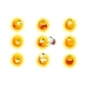 Cartoon Sun Various Emoticons, Vectors | GraphicRiver