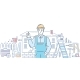 General Worker - Line Design Style Illustration, Vectors | GraphicRiver