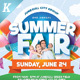 Summer Fair Flyer Templates, Print Templates | GraphicRiver