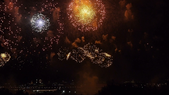 Amazing Firework Show, Stock Footage | VideoHive