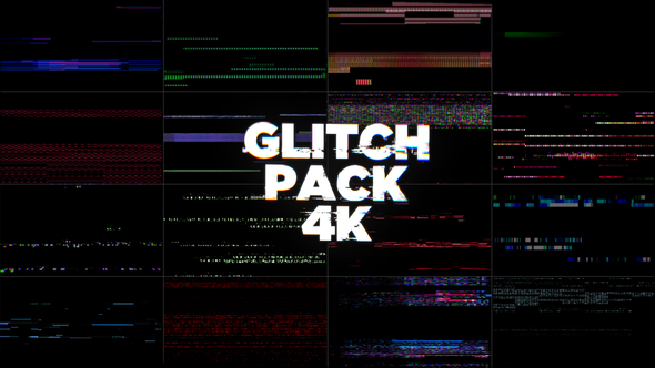 Glitch Pack 4K, Motion Graphics | VideoHive