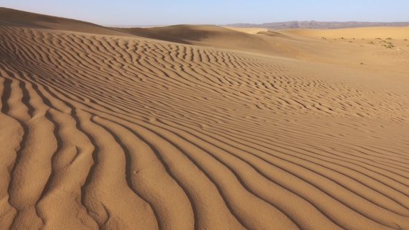 Sand Blowing over Dunes in Wind at Sahara Desert, Stock Footage | VideoHive