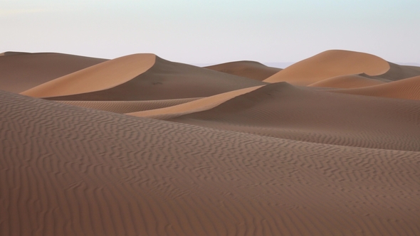 Sand Blowing in Sand Dunes in Wind, Sahara Desert, Stock Footage ...