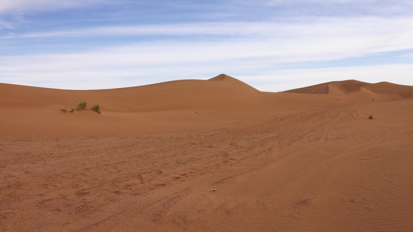 Beatiful Panorama Landscape in Sahara Desert, Stock Footage | VideoHive