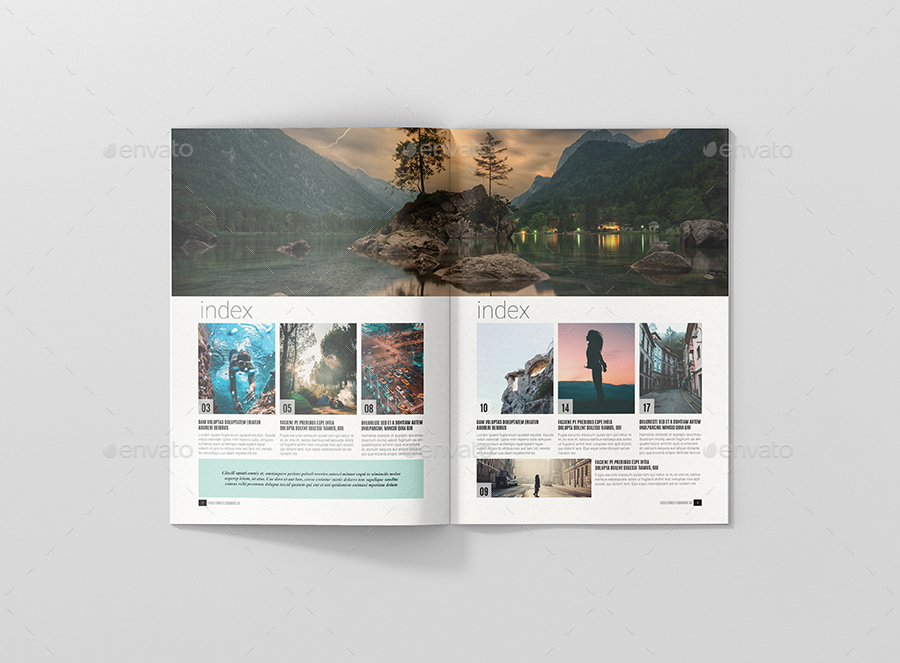 Minimal Magazine Template, Print Templates | GraphicRiver