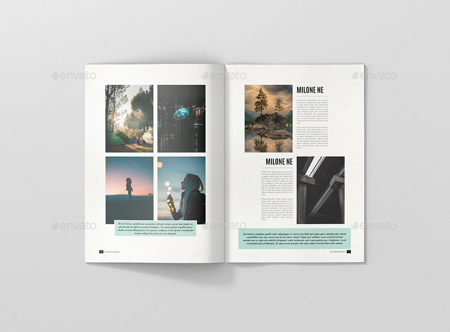 Minimal Magazine Template, Print Templates | GraphicRiver