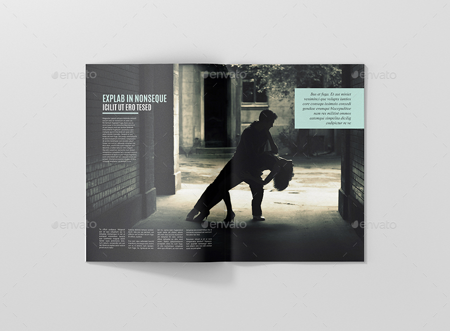 Minimal Magazine Template, Print Templates | GraphicRiver
