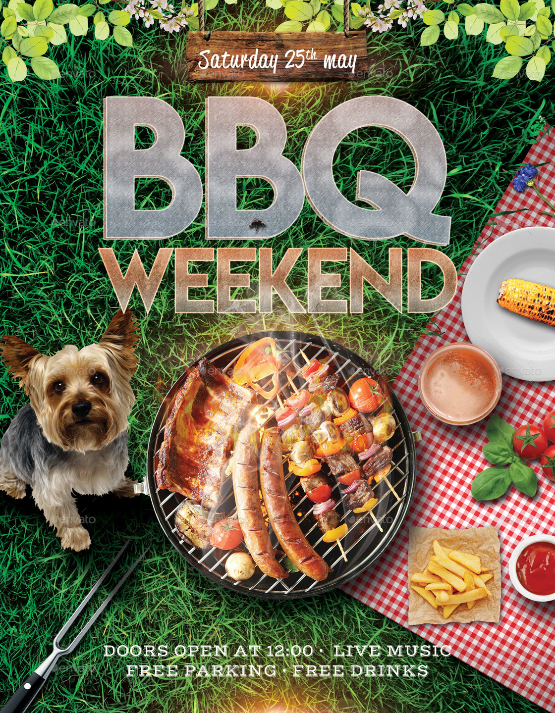 Bbq Flyer, Print Templates | GraphicRiver