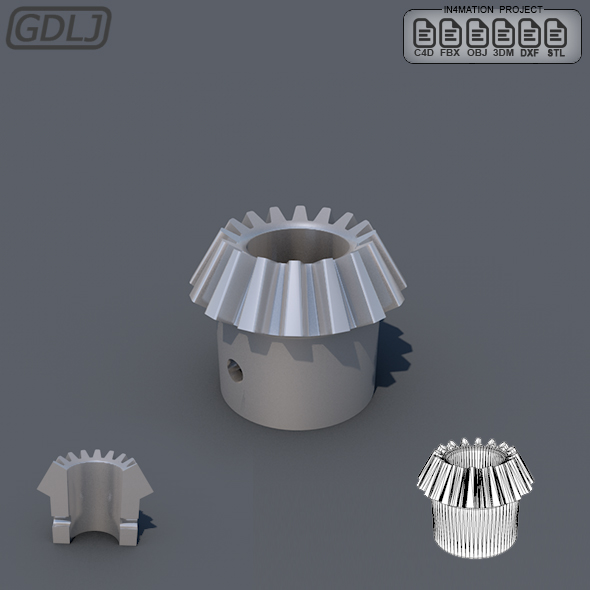 Conical gears 3D Models With STL file 3D Printers by LaythJawad | 3DOcean