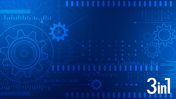 Machine Technology Backgrounds, Motion Graphics | VideoHive