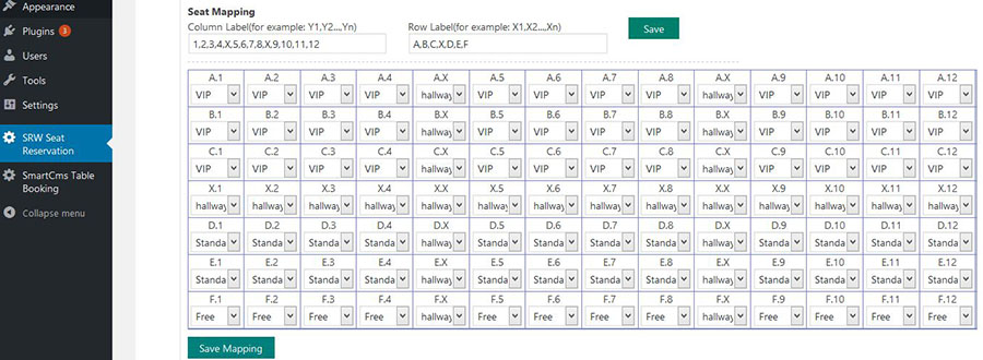 Advance Seat Reservation Management for WooCommerce by smartcms ...
