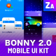 Bonny Hero App | Phone | Mobile UI ver. 2.0, Web Elements | GraphicRiver