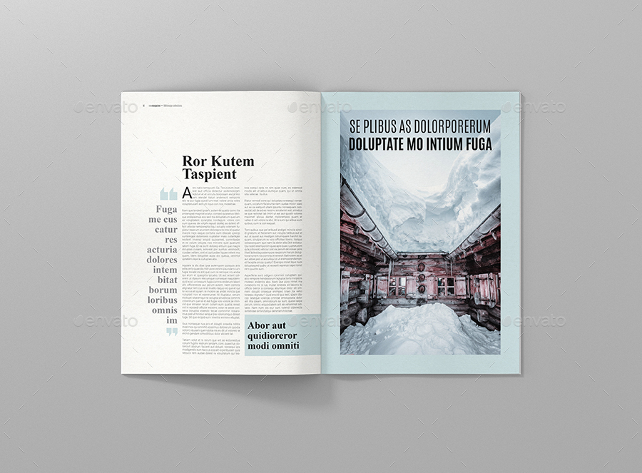 Magazine Template, Print Templates | GraphicRiver