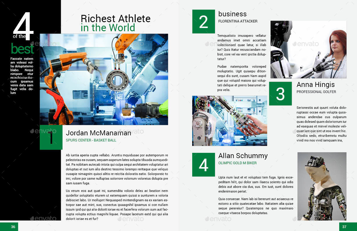 Robotic Magazine, Print Templates | GraphicRiver