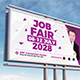 Job Fair Billboard Template, Print Templates | GraphicRiver