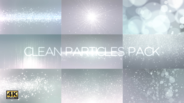 Clean Particles Pack 4K, Motion Graphics | VideoHive