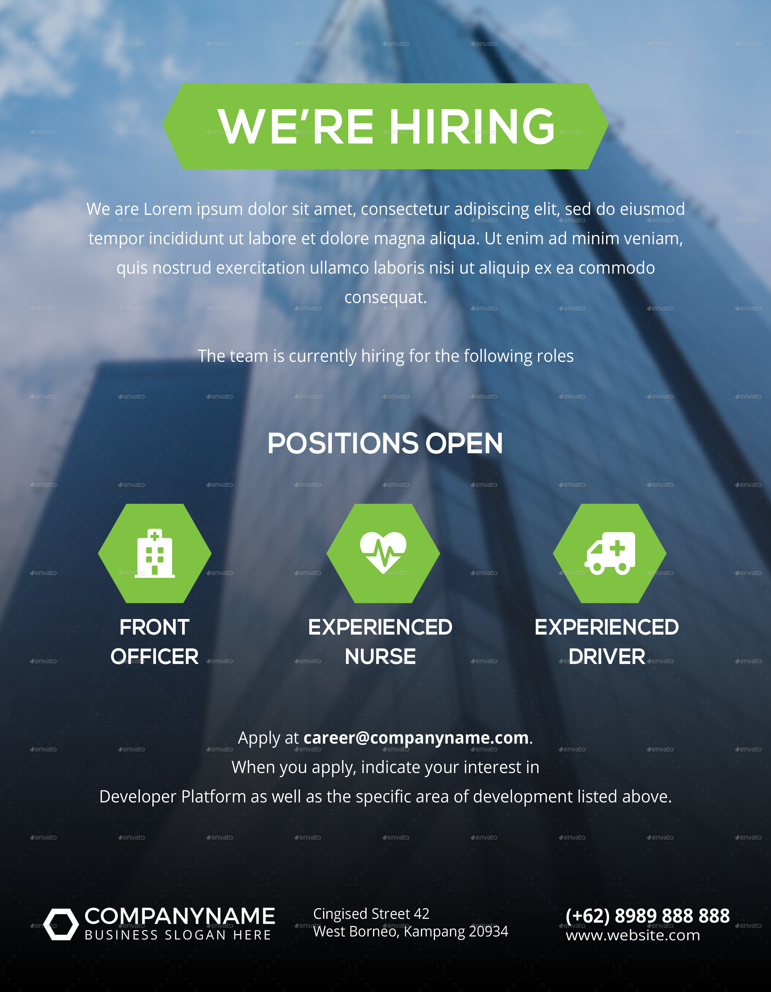 Hiring Template, Print Templates | GraphicRiver