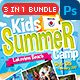 Kids Summer Camp Bundle 3 In 1 by shamcanggih | GraphicRiver
