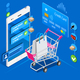 Shopping Cart Mobile Interface, Vectors | GraphicRiver