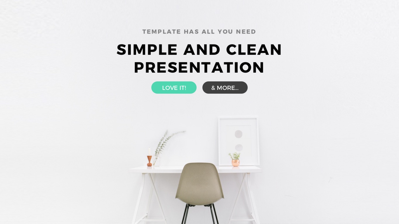 Universe Minimal and Clean Google Slides Template, Presentation Templates