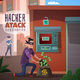 Bank Hacking Cartoon Illustration, Vectors | GraphicRiver