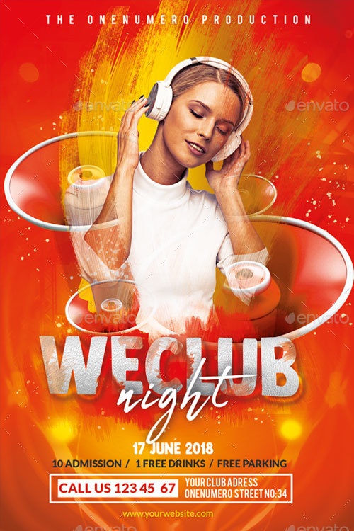 Club Flyer, Print Templates | GraphicRiver