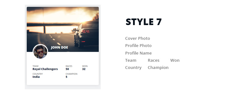 Profile Cards - CSS3 Responsive Cards by krsankarkr | CodeCanyon