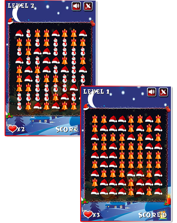 Christmas Breaker Html5 Construct Match 3 Game By Codethislab Codecanyon