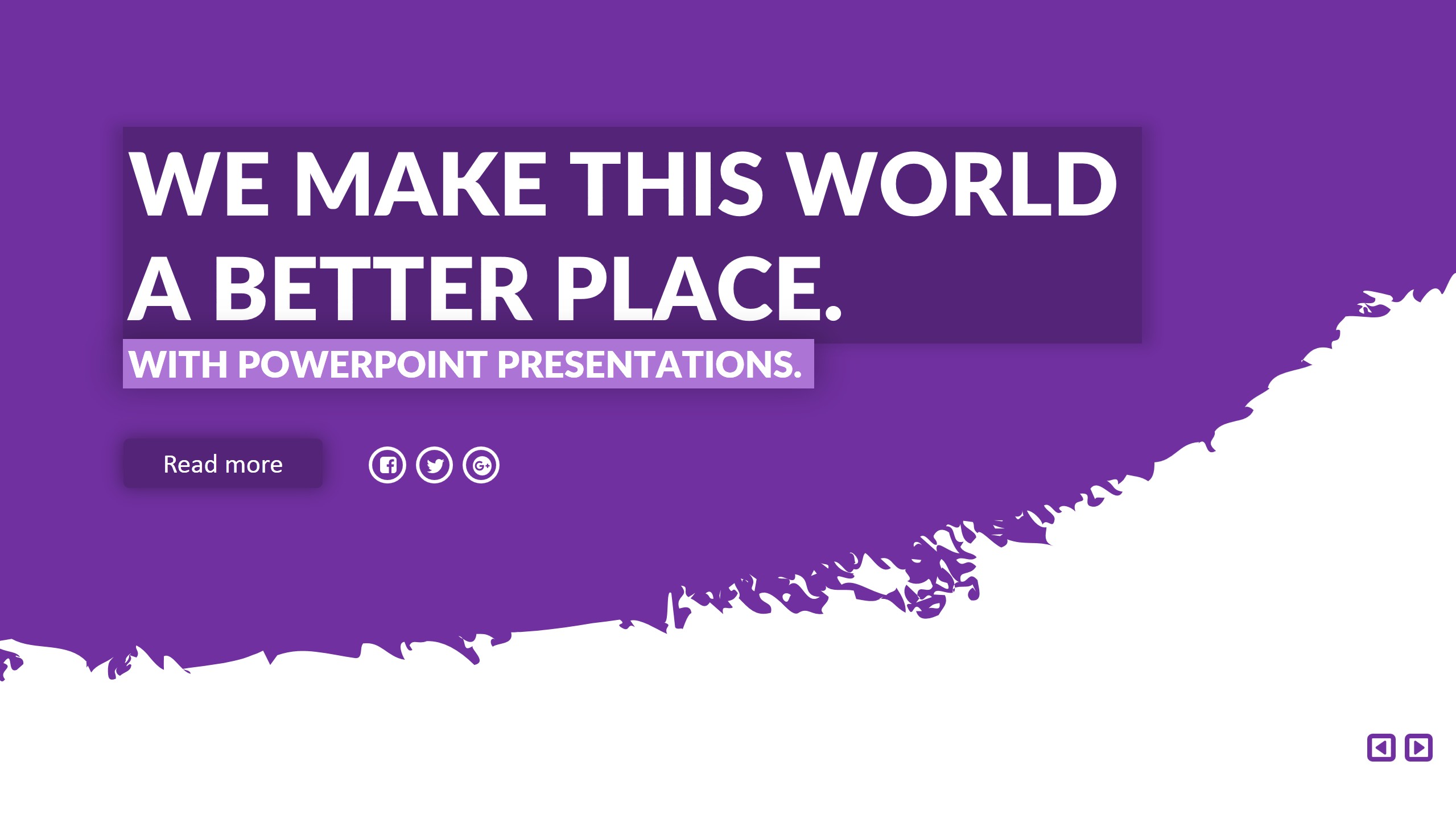 Big Text - Multi Purpose Presentation Template, Presentation Templates