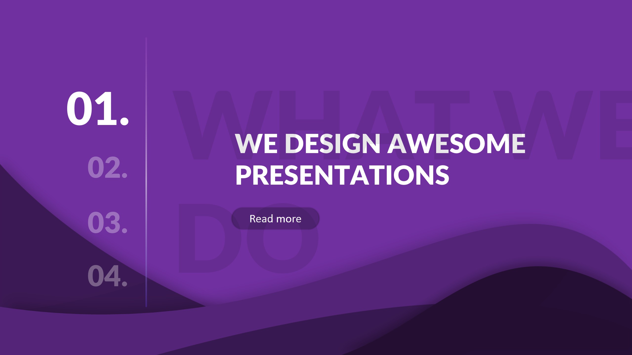 Big Text - Multi Purpose Presentation Template, Presentation Templates
