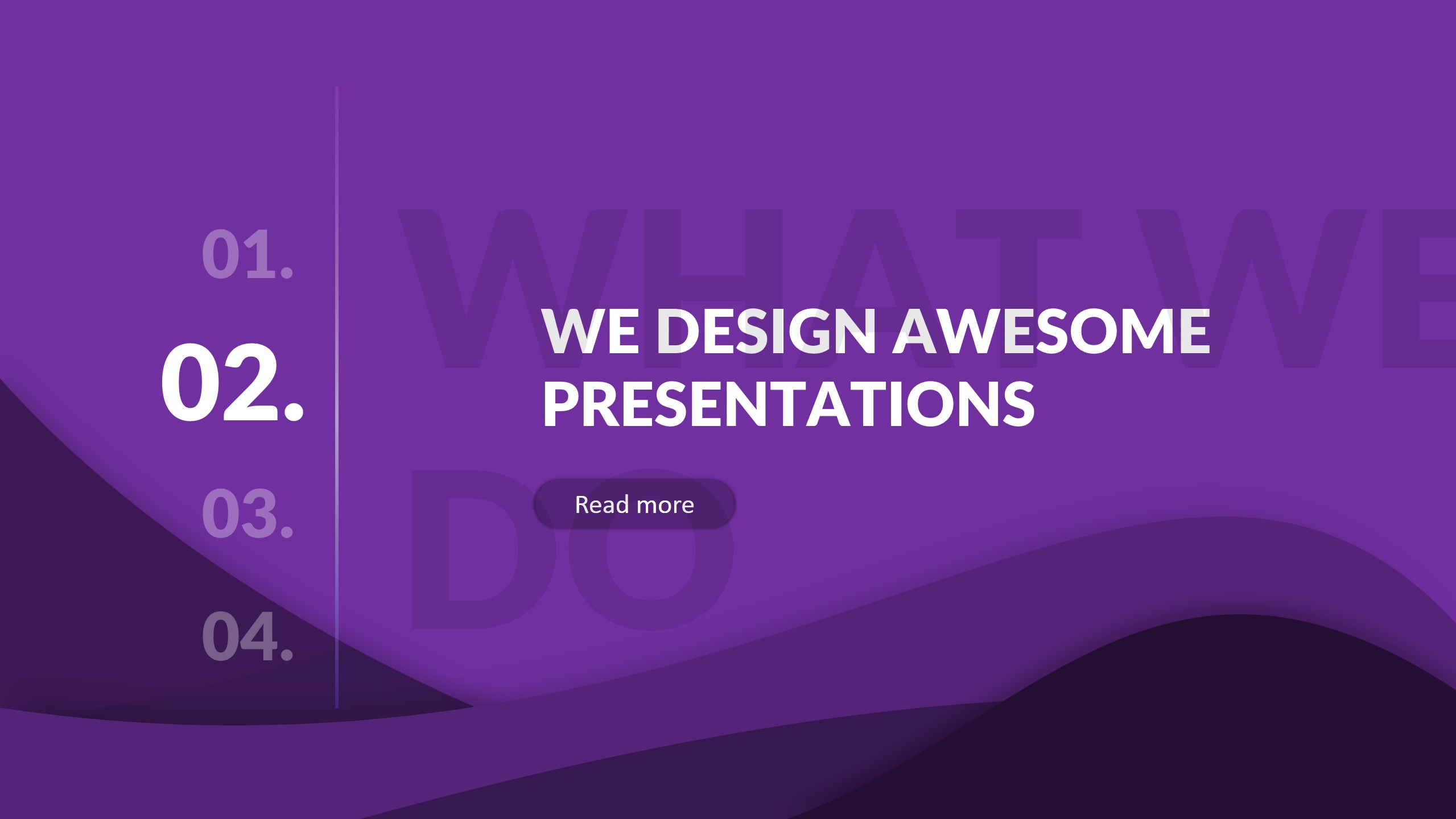 Big Text - Multi Purpose Presentation Template, Presentation Templates