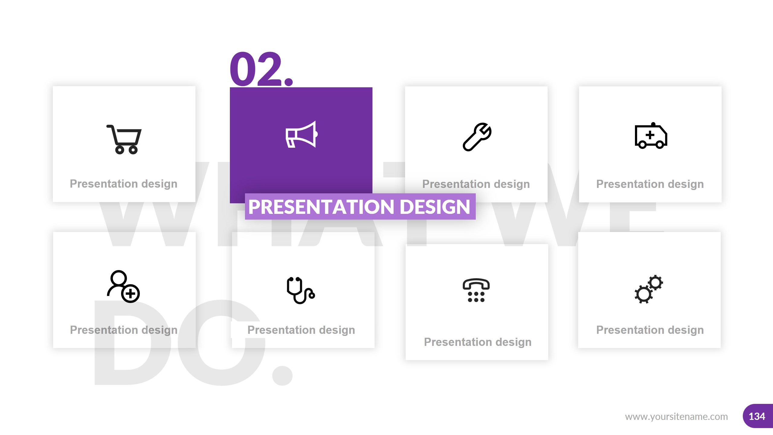 Big Text - Multi Purpose Presentation Template, Presentation Templates