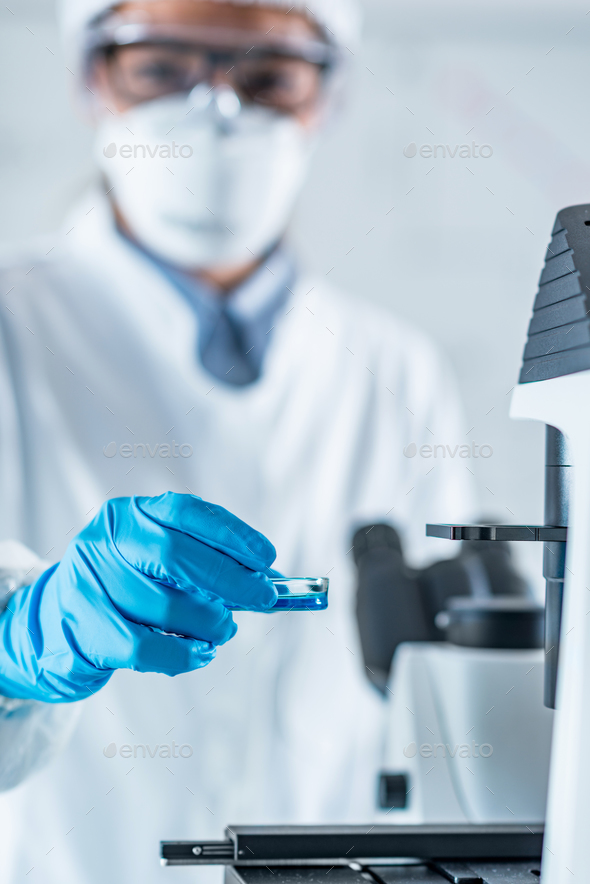 Biotech lab research Stock Photo by microgen | PhotoDune