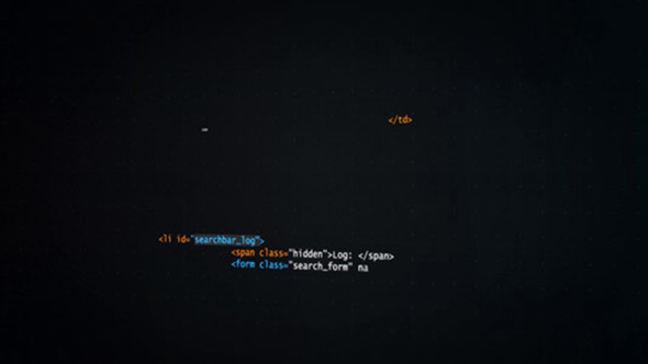 Flying Computer Code, Motion Graphics | VideoHive