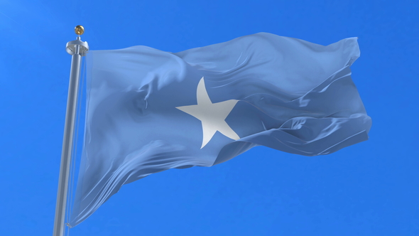 Flag of Somalia Waving, Motion Graphics | VideoHive
