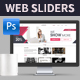 Multipurpose Web Sliders, Web Elements | GraphicRiver