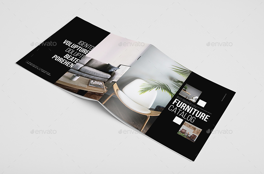 Furniture Catalog Template 12 Pages, Print Templates | GraphicRiver
